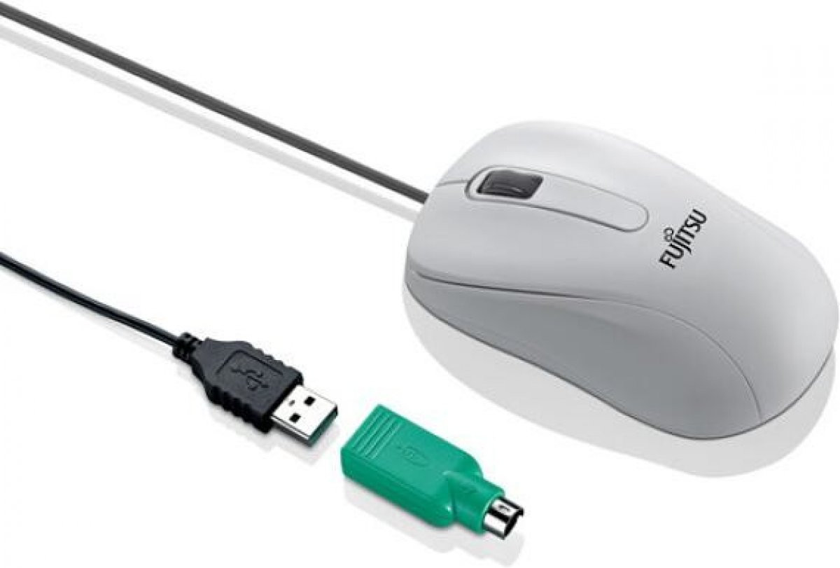 FUJITSU M530 USB Maus - 1200dpi Laser Maus Combo - PS2 USB Adapter, 3 ...