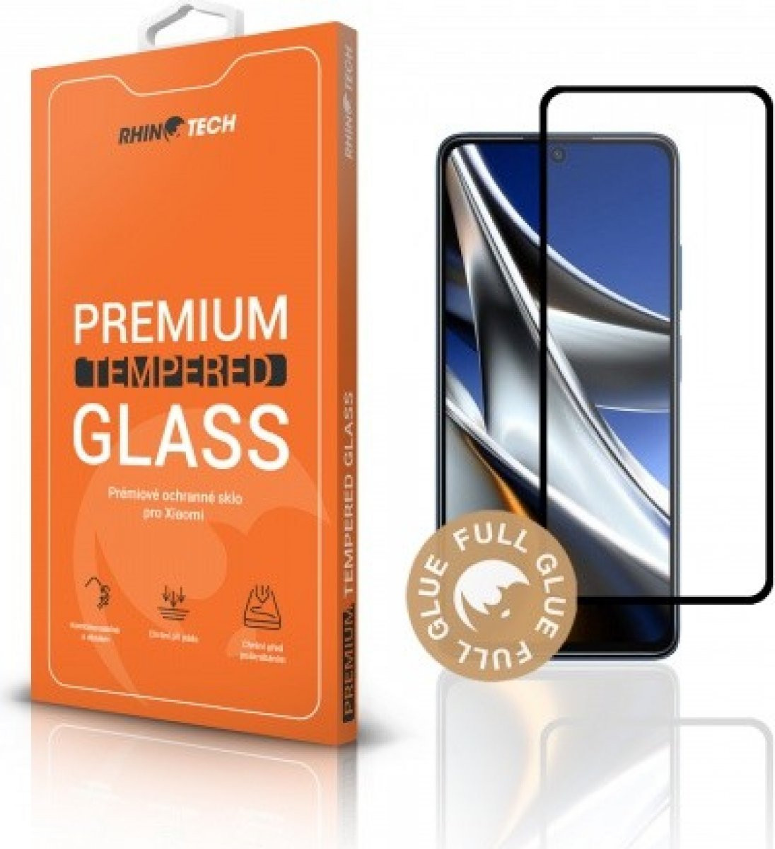 RhinoTech Gehärtetes Schutzglas 2.5D für Xiaomi Poco X4 5G | TPtoner.at