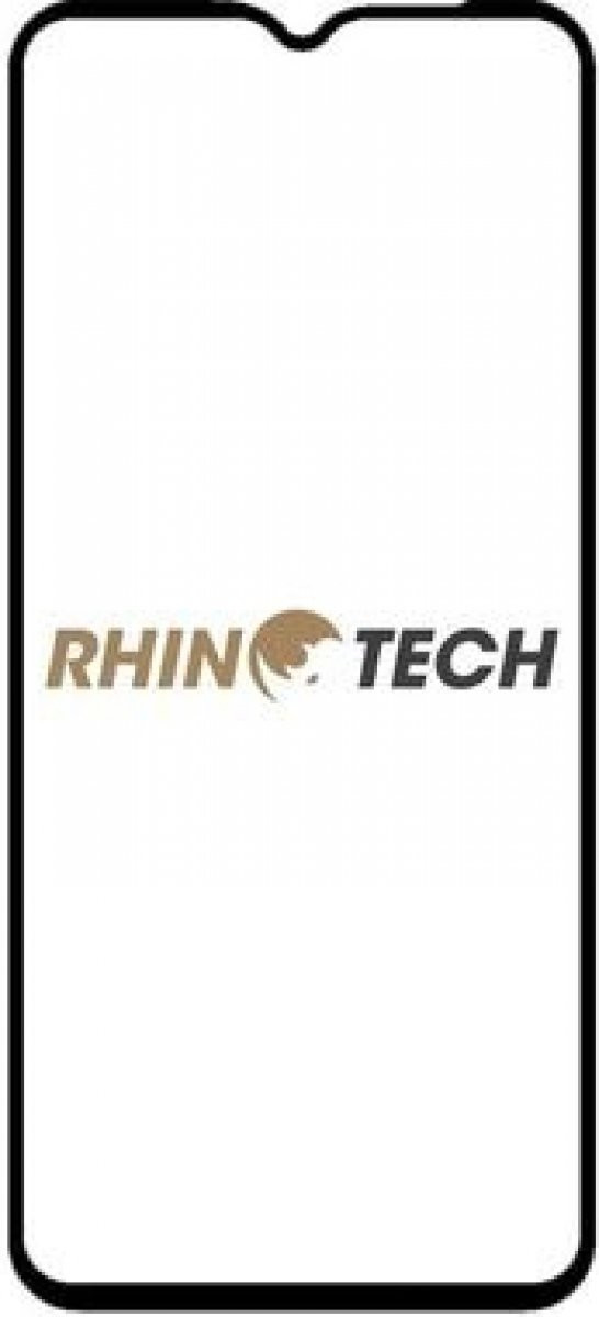 RhinoTech gehärtetes Schutzglas 2.5D für Tecno Spark 8 (Vollverklebung ...